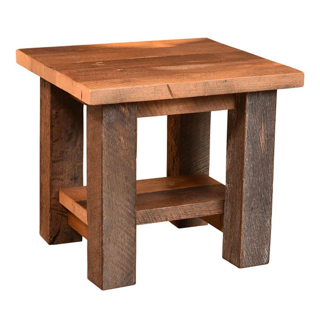 Almanzo End Table with Shelf – Amish Home Furniture