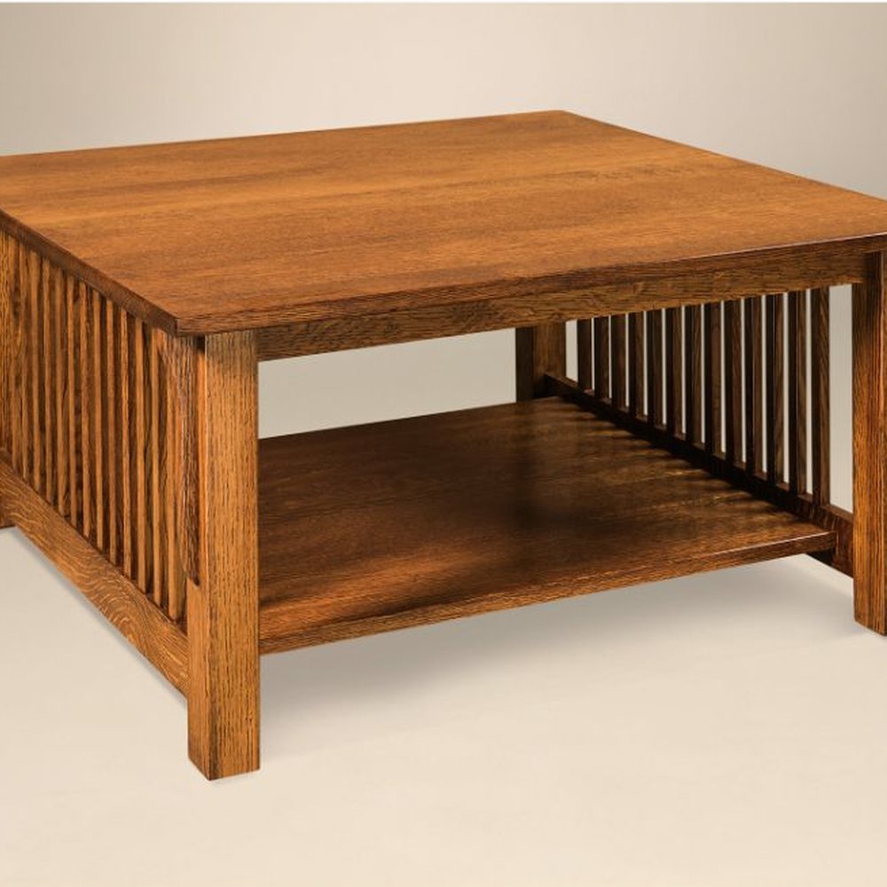Cubic Coffee Table W/Out Drawer – Amish Home Furniture