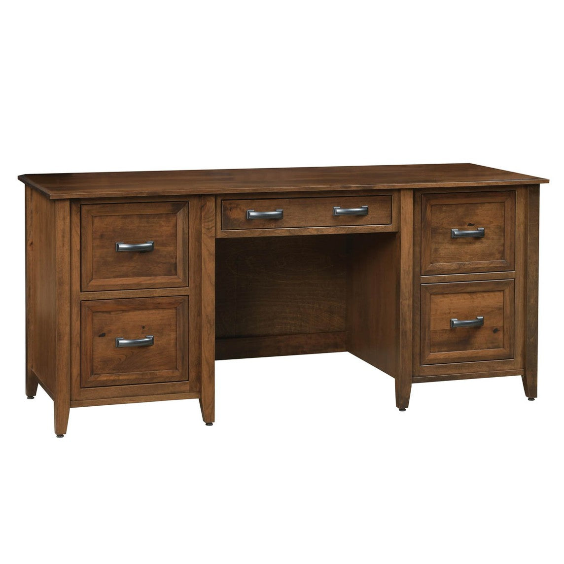 Ventura Double Pedestal Desk – Amish Home Furniture
